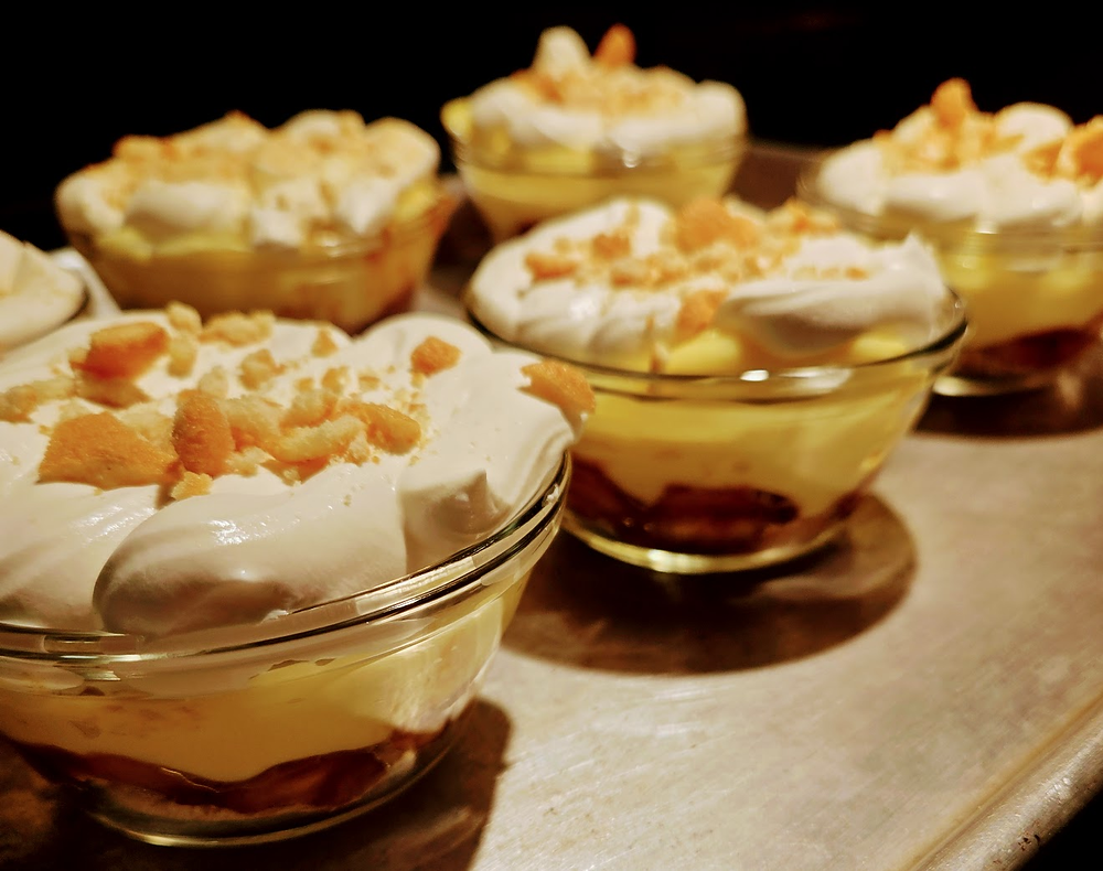 Banana Foster Pudding Parfaits