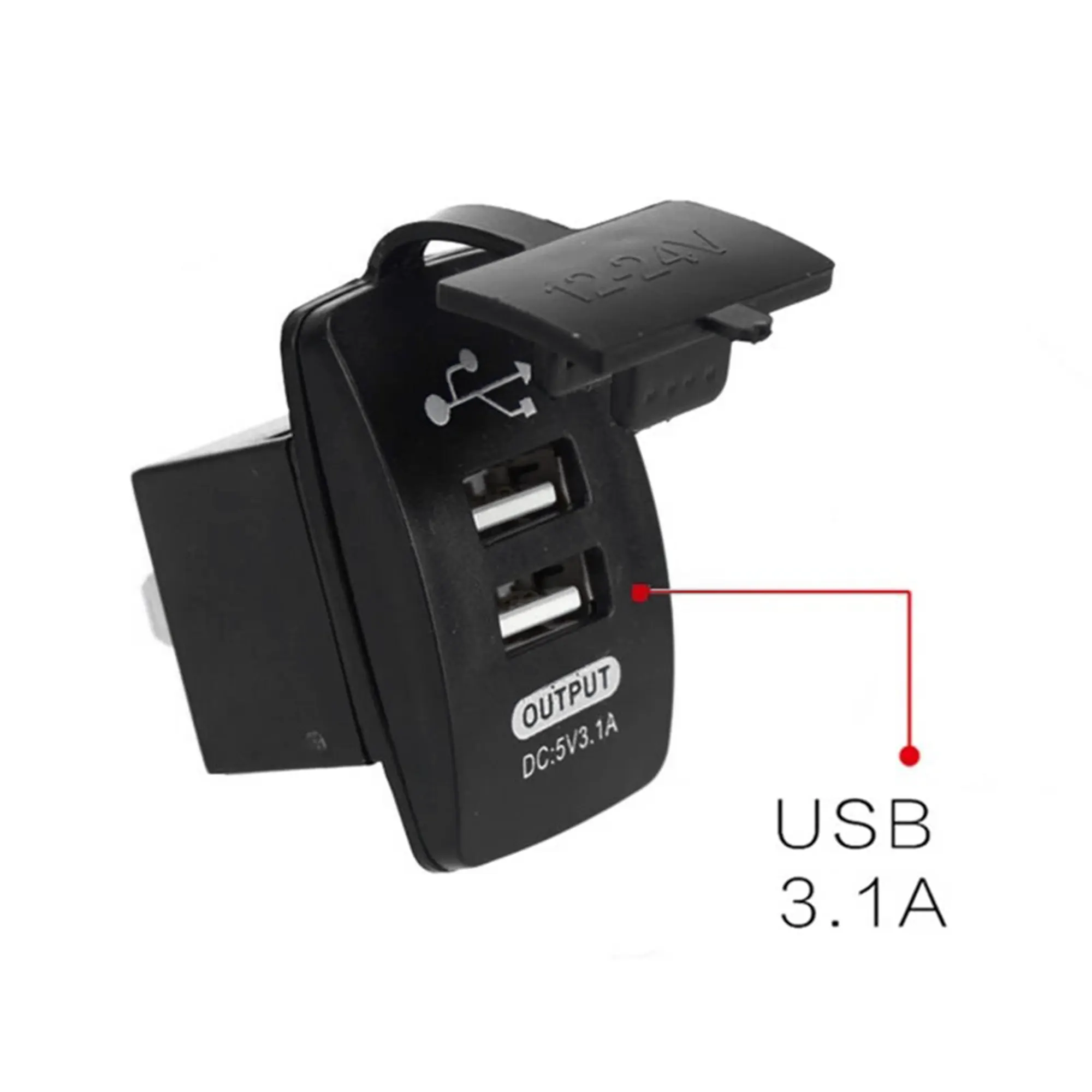 Dual USB Socket Power Outlet Fast - IGTuningAccessories Car Accessories ...