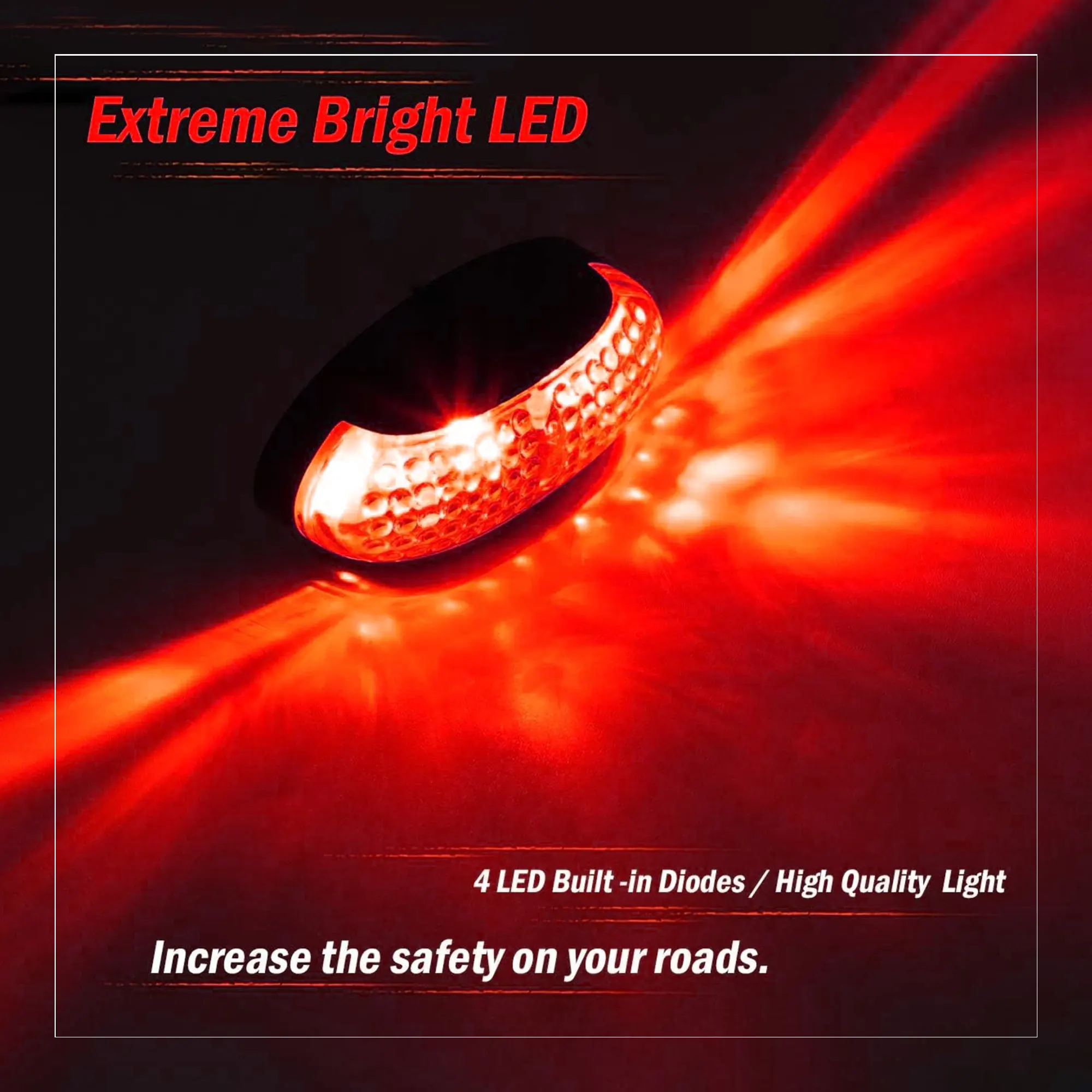 LED Truck Headlight Red 2 pcs - IGTuningAccessories Car Accessories ...