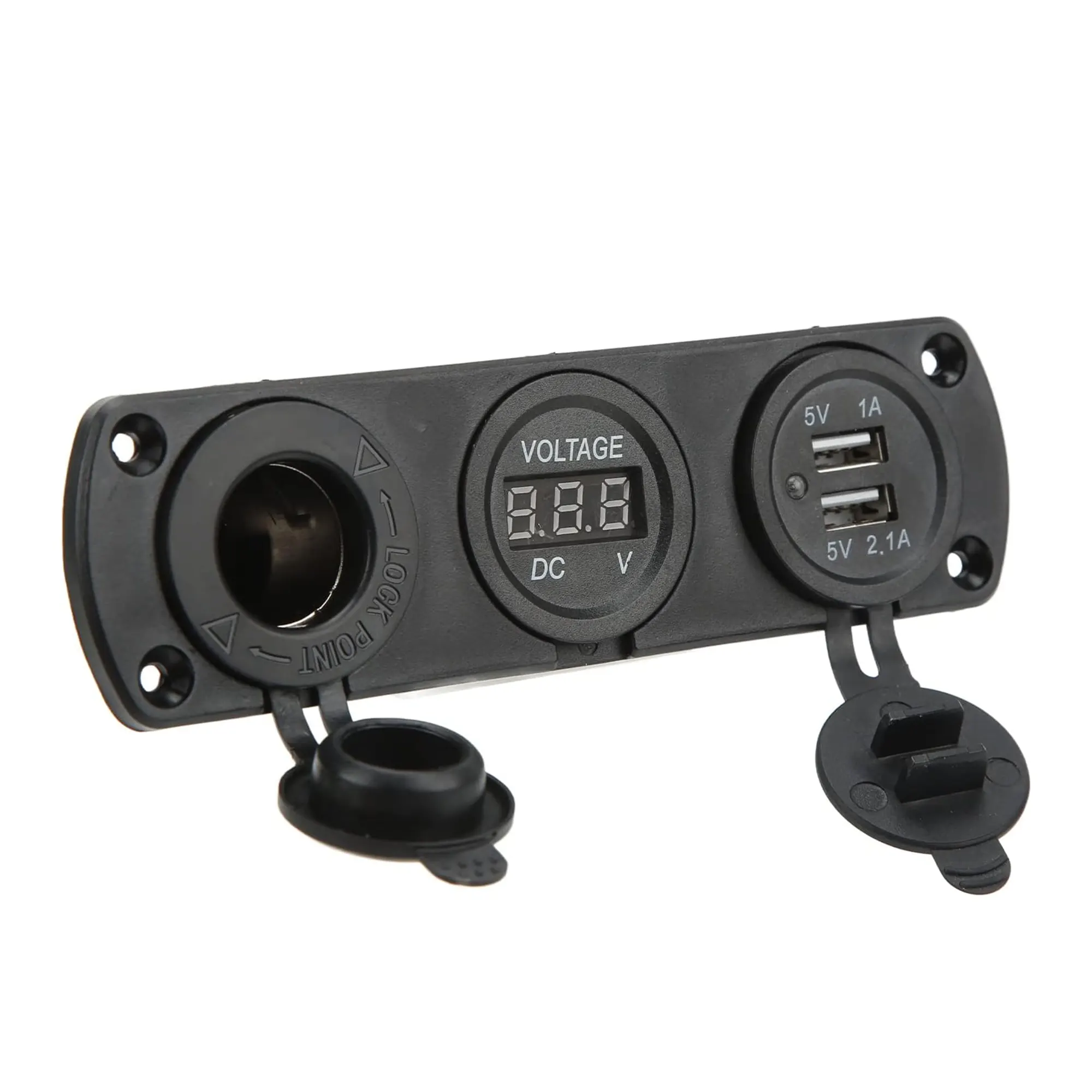 USB Lighter and Voltmeter Panel - IGTuningMiami Car Accessories Wholesale