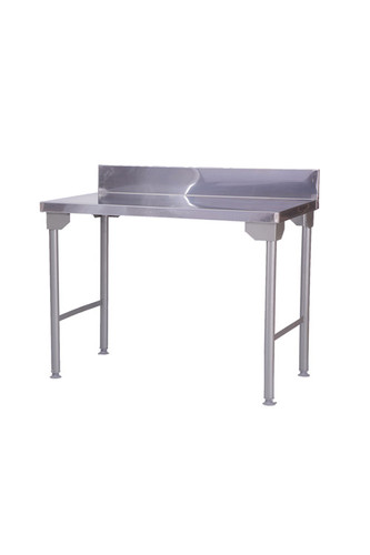 Grade 304 - 1.2mm Stainless Steel Table with Splashback | AVOCAT Web Store