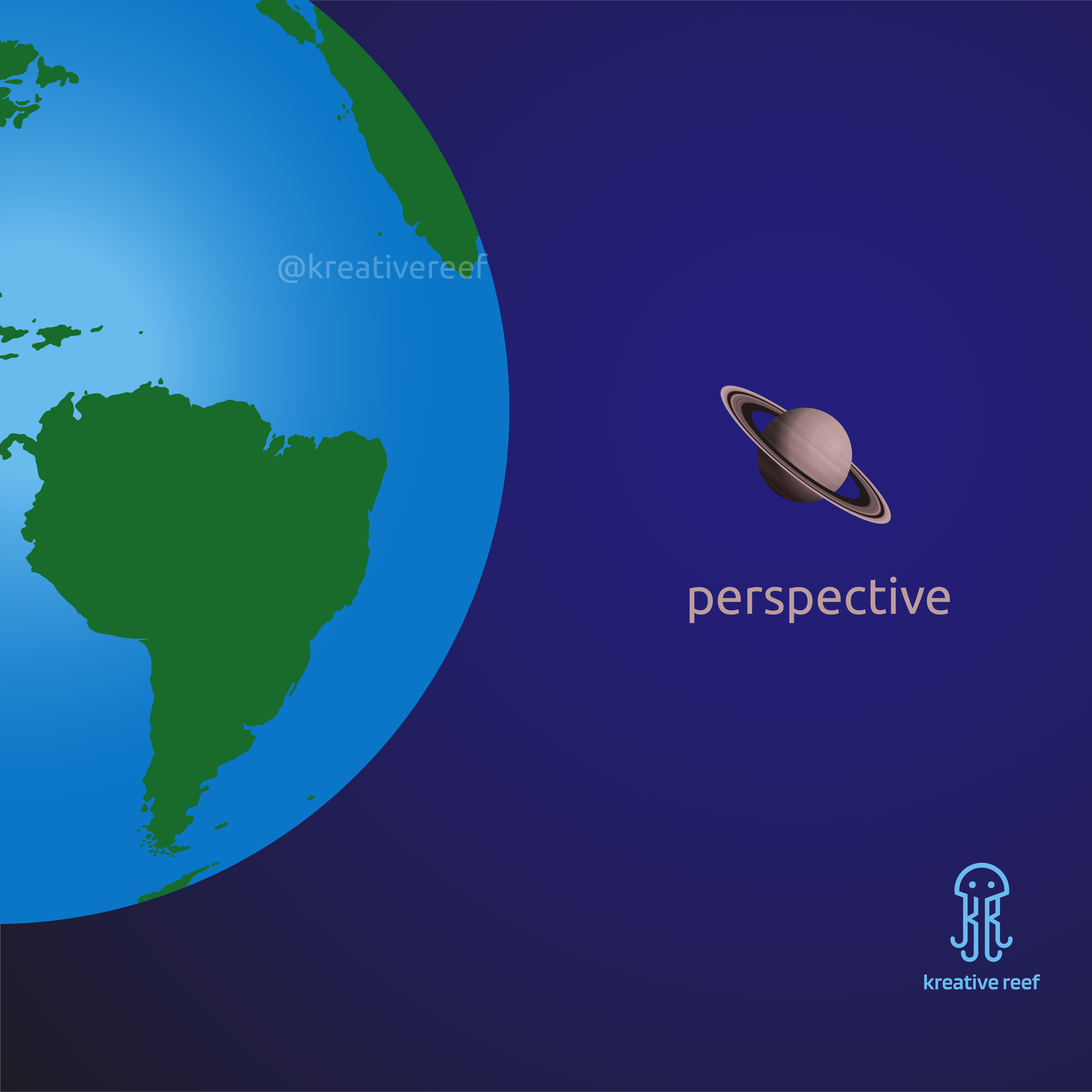 Perspective planets | Relaxed Posts | Kreative Reef