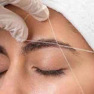 natural eyebrows threading