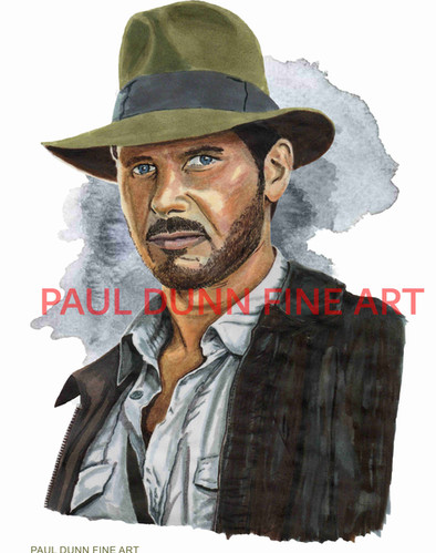Indiana Jones - Harrison Ford | Paul Dunn Fine Art