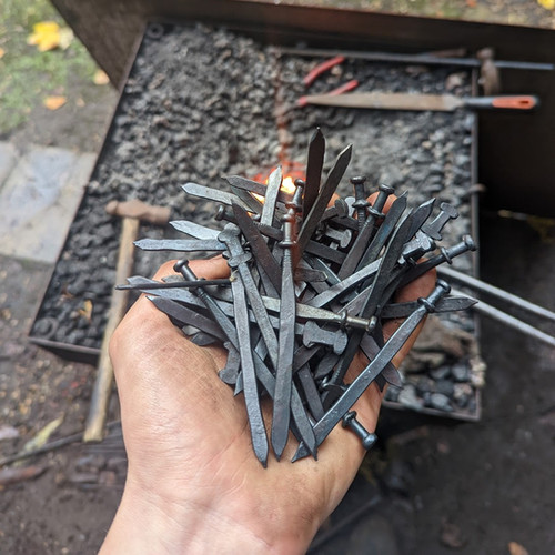 Hand Forged Mini Sword | Ben Makes