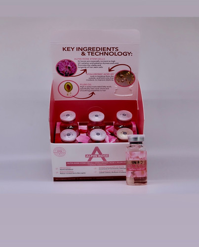 ANTI-FRIZZ GLOSSY HAIR ALPIN ROSE STEM CELLS AMPOULE | Ceferina