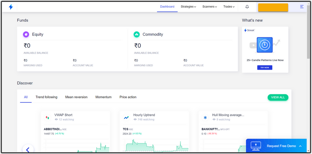 Algo Trading using Streak Zerodha-Upstox platform - Profiletraders.in