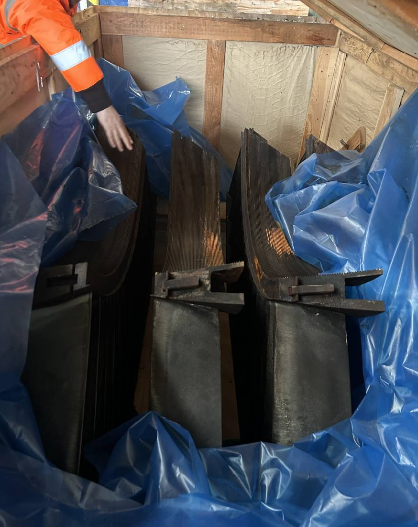 Gas Turbines, AE94.3A Rotor and Stator Blades