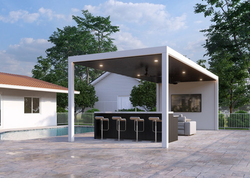 PVC Slats Decorative Covers | PERGOLAS & MORE