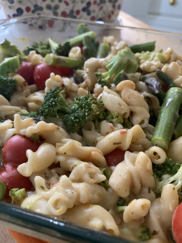 Spring Vegetable Pasta Bake