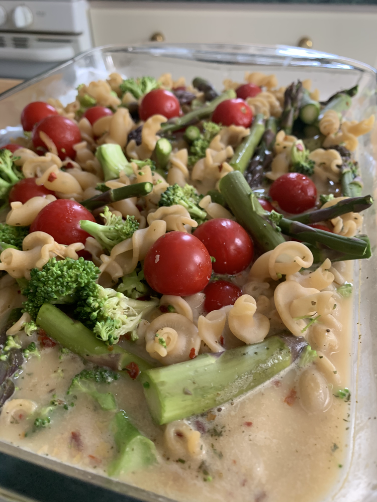 Spring Vegetable Pasta Bake