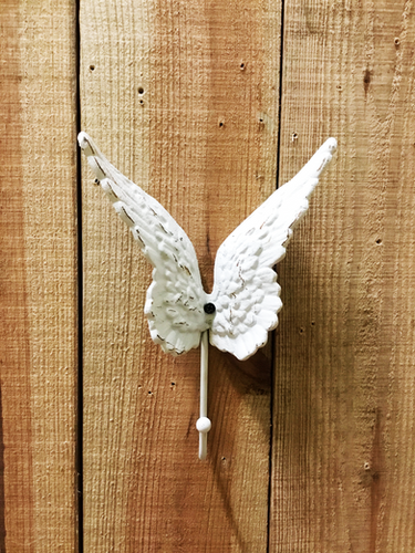 Cast Iron Angel Wing Hook (180-0017) | kracwholesale