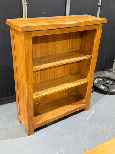Original Rustic Oak Small Shelf Unit | Oak Exchange