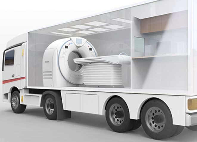 mobiler CT in Container