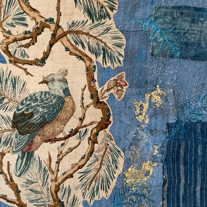 LARGER ARTWORK | London, UK | Caro Ramsey Textile Art