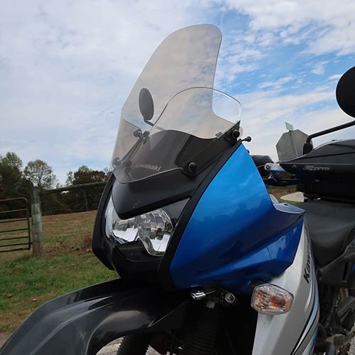 Parabellum Rally Windshield - KLR650 Gen2 | Bushpig Performance