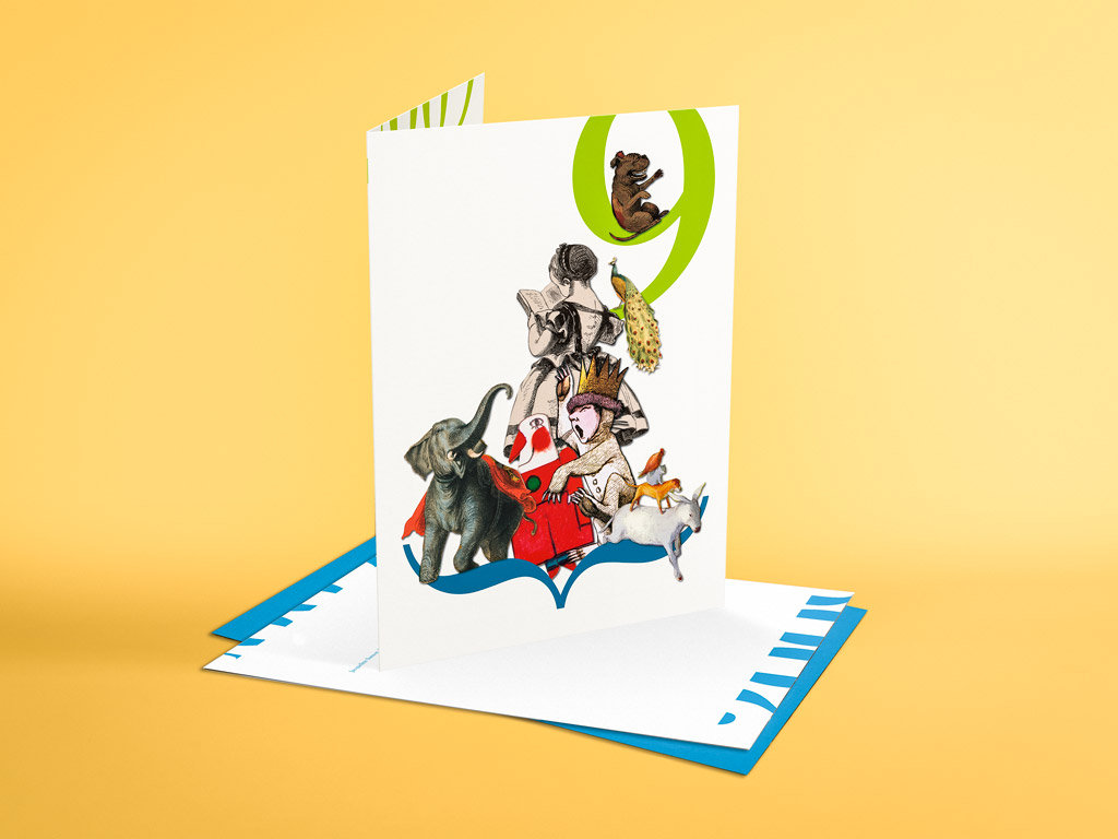 BnF Greetings card 2009 | Calliopé Studio