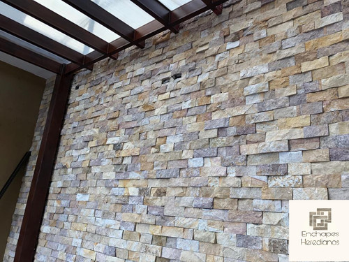 Enchape Piedra natural mollejon para formato 7,5 cm ancho | Enchapes ...