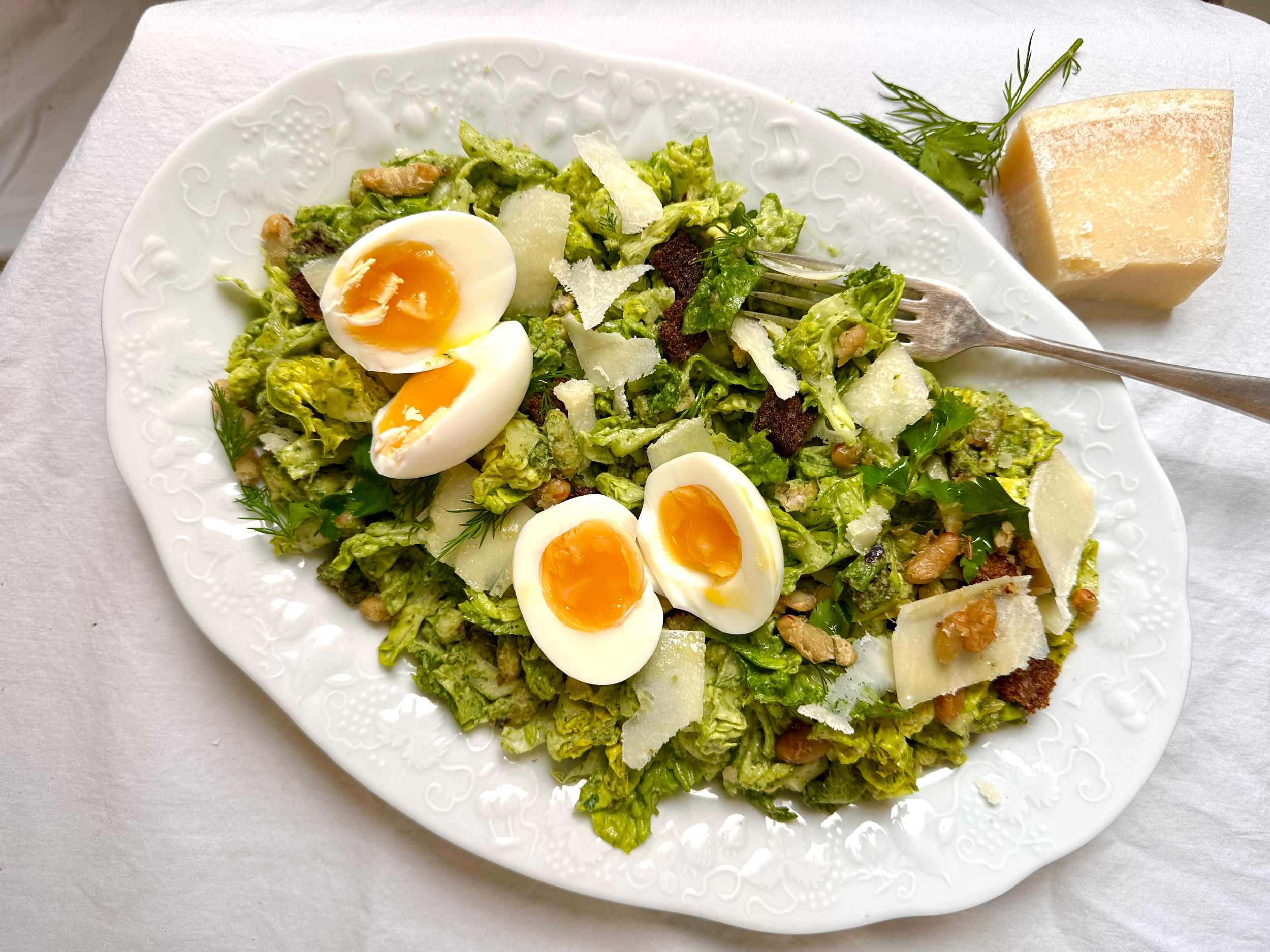 Green Goddess Caesar Salad Recipe