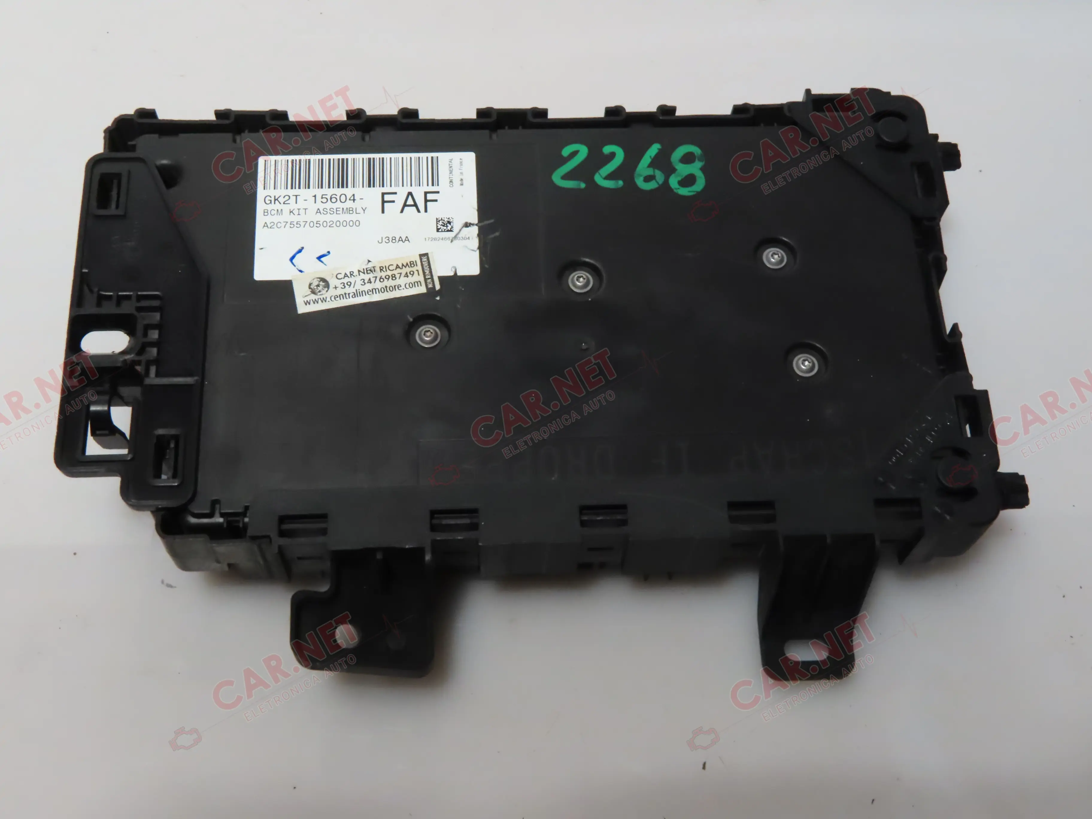 GK2T-15604-FAF CENTRALINA BODY COMPUTER BCM FORD TRANSIT CUSTOM ...