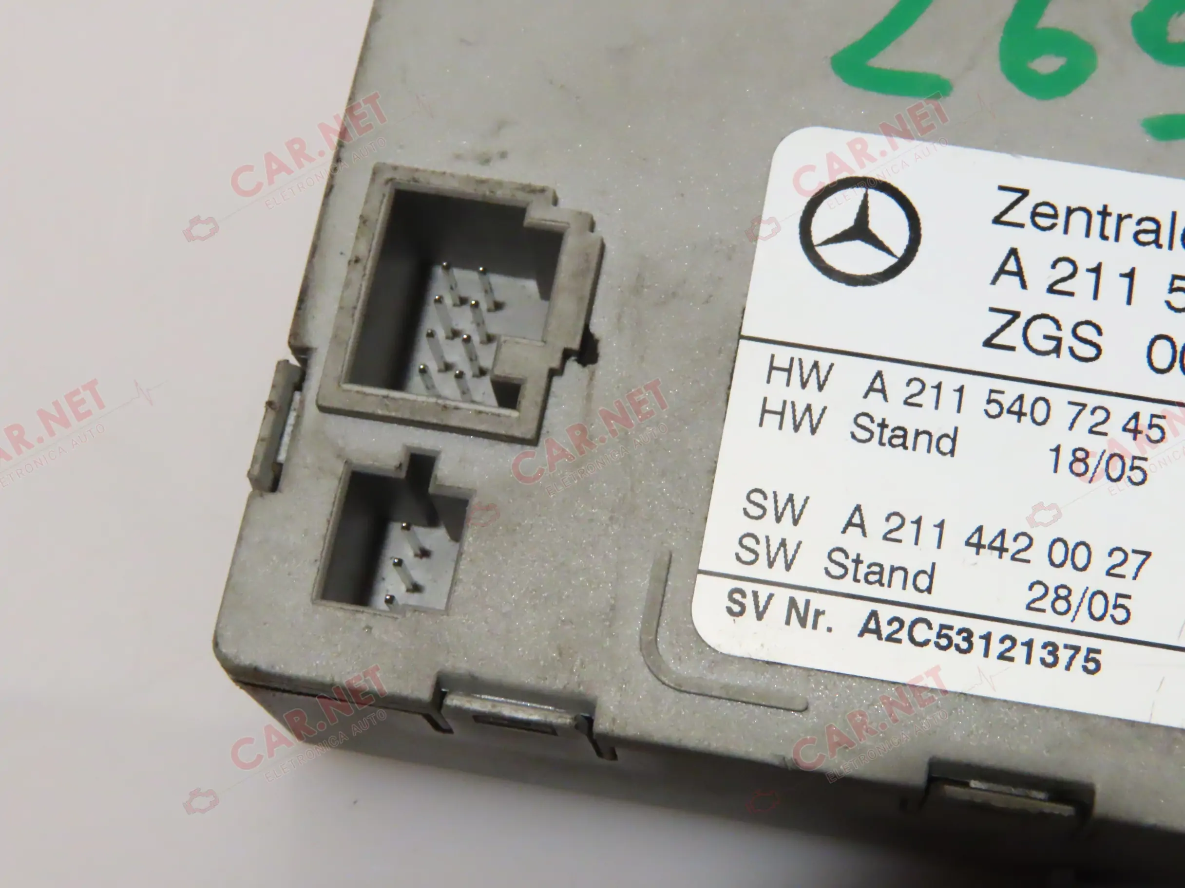 A2115407145 CENTRALINA GATEWAY ZGS 001 MERCEDES-BENZ E320 CDI W211 ...