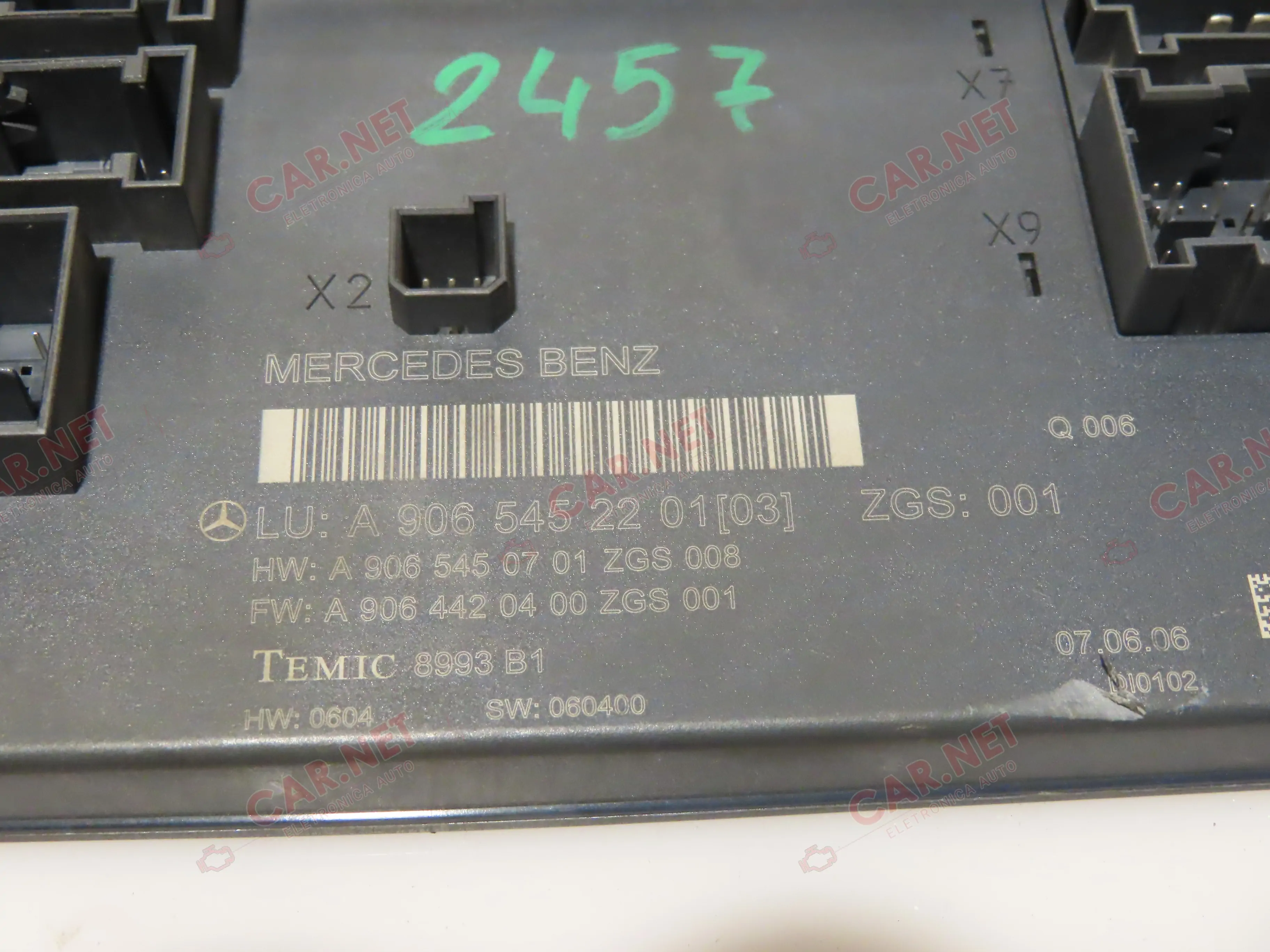 A9065452201 CENTRALINA BODY COMPUTER SAM MERCEDES BENZ SPRINTER W906 ...