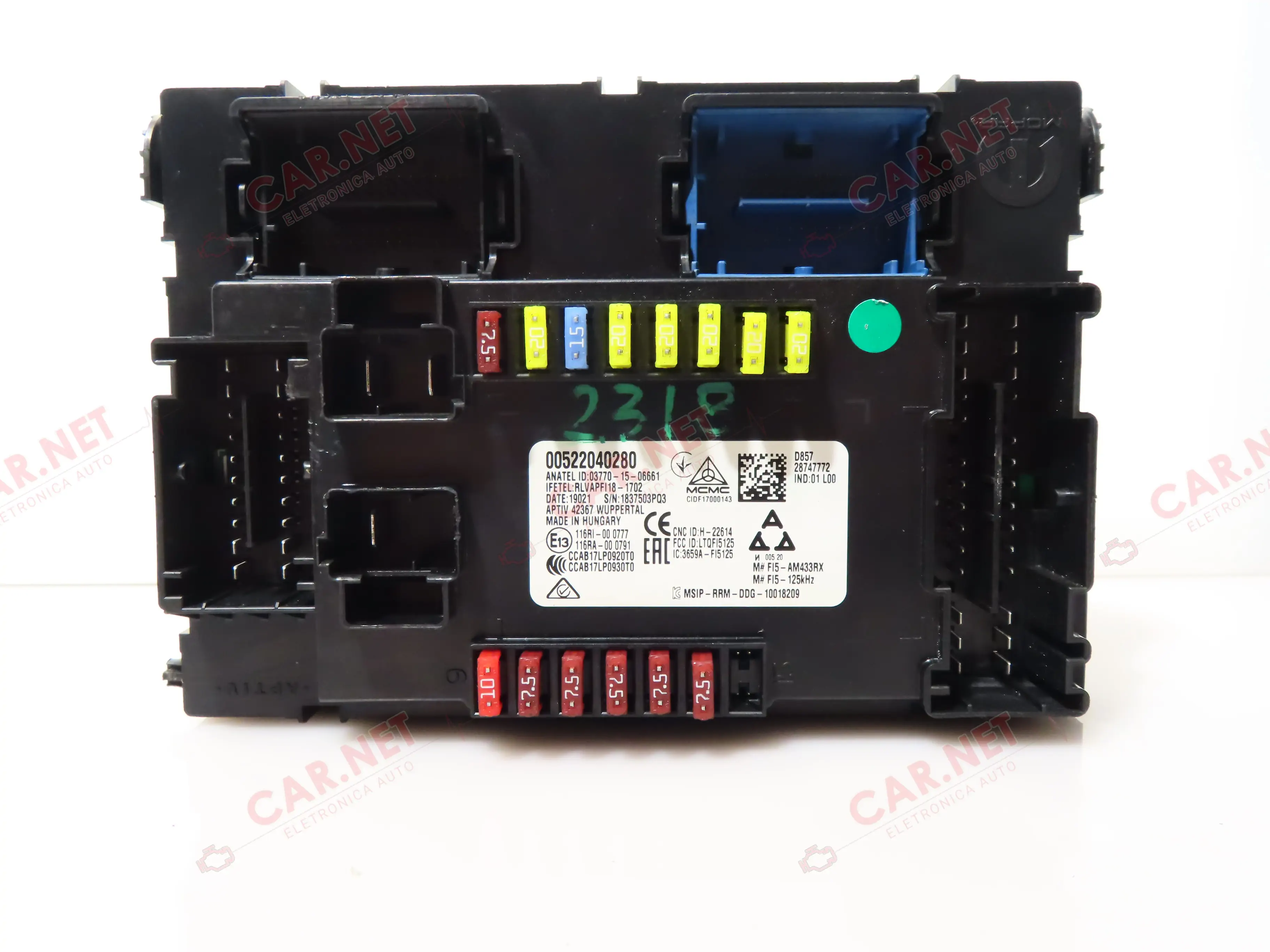 00522040280 CENTRALINA BODY COMPUTER MODULO BCM FIAT 500X MCMC FI5 ...