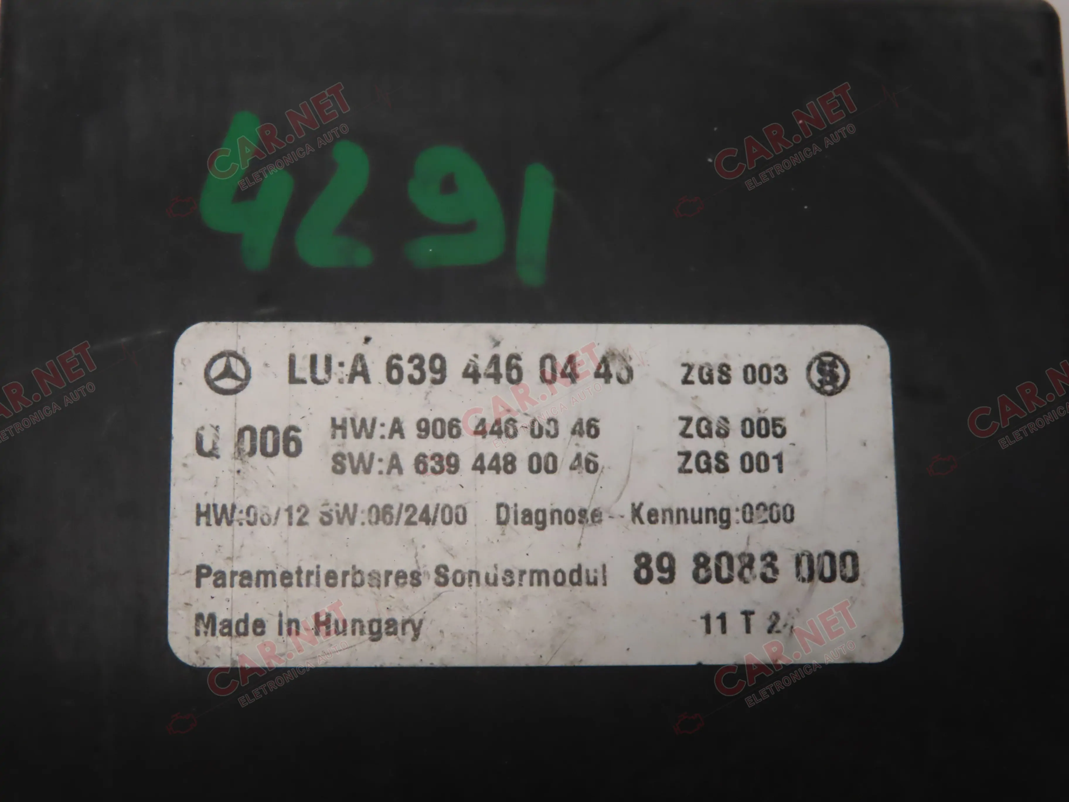 A6394460446 CENTRALINA PARAMETRIC SPECIAL MODULE PSM MERCEDES-BENZ ...