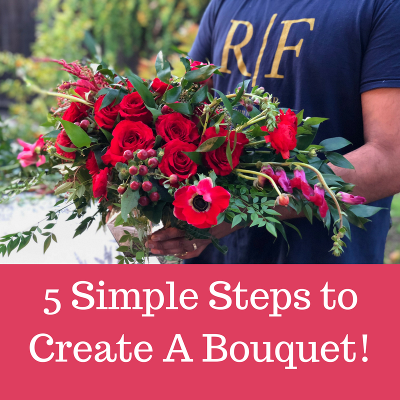 5 Simple Steps to Create a Bouquet at Home!