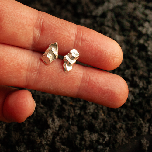 Crystal structure stud | Harmattan Jewellery