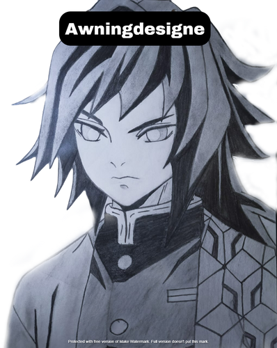 Giyu Tomioka Sketch | DizitalCart