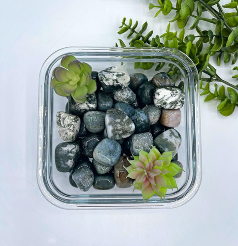 Moss Agate | Dublin Rock +- Moss agate is a stone of stability, making ...