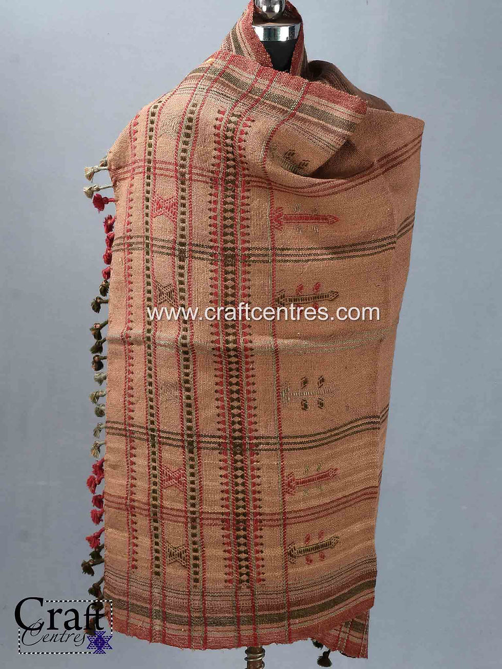 Desi wool bhujodi shawl | kutch shawl | bhujodi saree