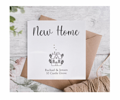 Simple New Home Card | Bright Night Cards