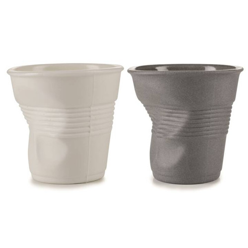 Revol FROISSÉS Crumple Cup 18clx2(White+Black) | Epicure Online Store