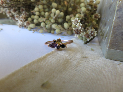 Nightshade Cluster Ring | Mignon Daubermann