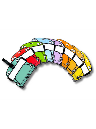 School Bus Backpack Tags (Pack of 50) | The Little Sign Co