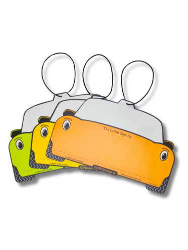 Car Rider Signs (Pack of 50) | The Little Sign Co