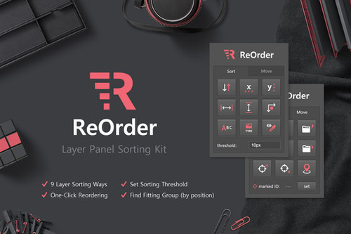 ReOrder - Layer Panel Sorting Kit | Henke Design