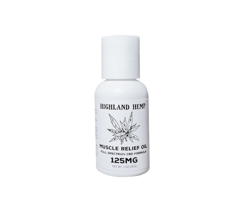Mini CBD Muscle Relief Oil 125mg | Highland Hemp
