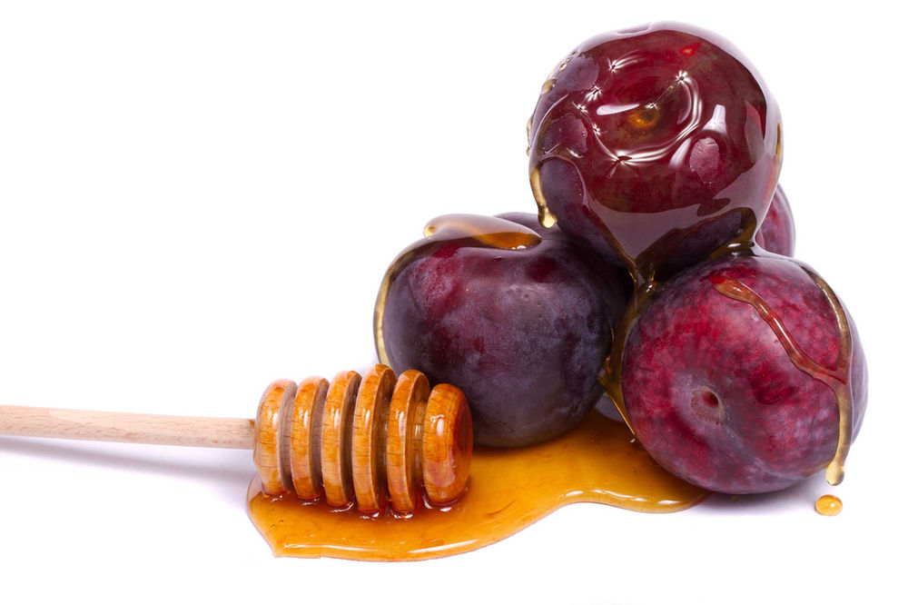Honey Grilled Plums