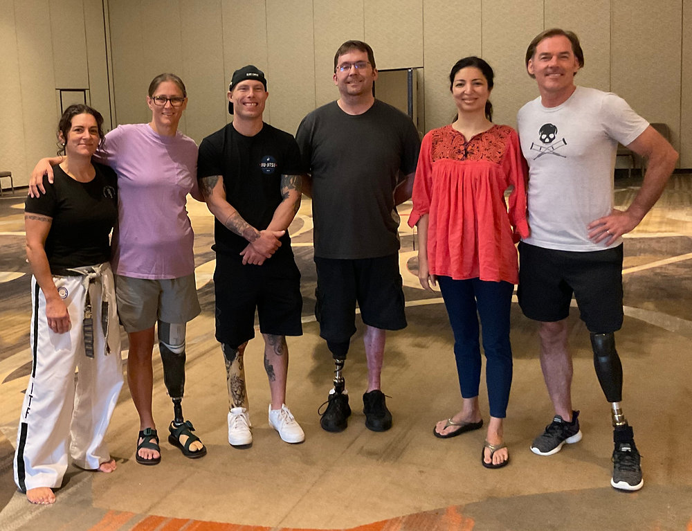 Master G. introduces the benefits of Martial Arts to the Amputee Community