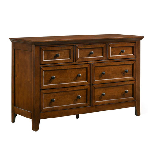 SM-BR-4307-TUS-C - San Mateo 7 Drawer Dresser - Tuscan | Worthington ...