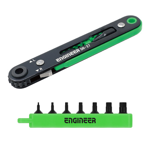 DR-272 Mini Offset Ratchet & Ultra short hex bit set | ENGINEER INC.-Global
