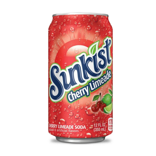 Sunkist Caffeine Free Cherry Limeade Soda Pop 12 pk / 12 fl oz | licantrade