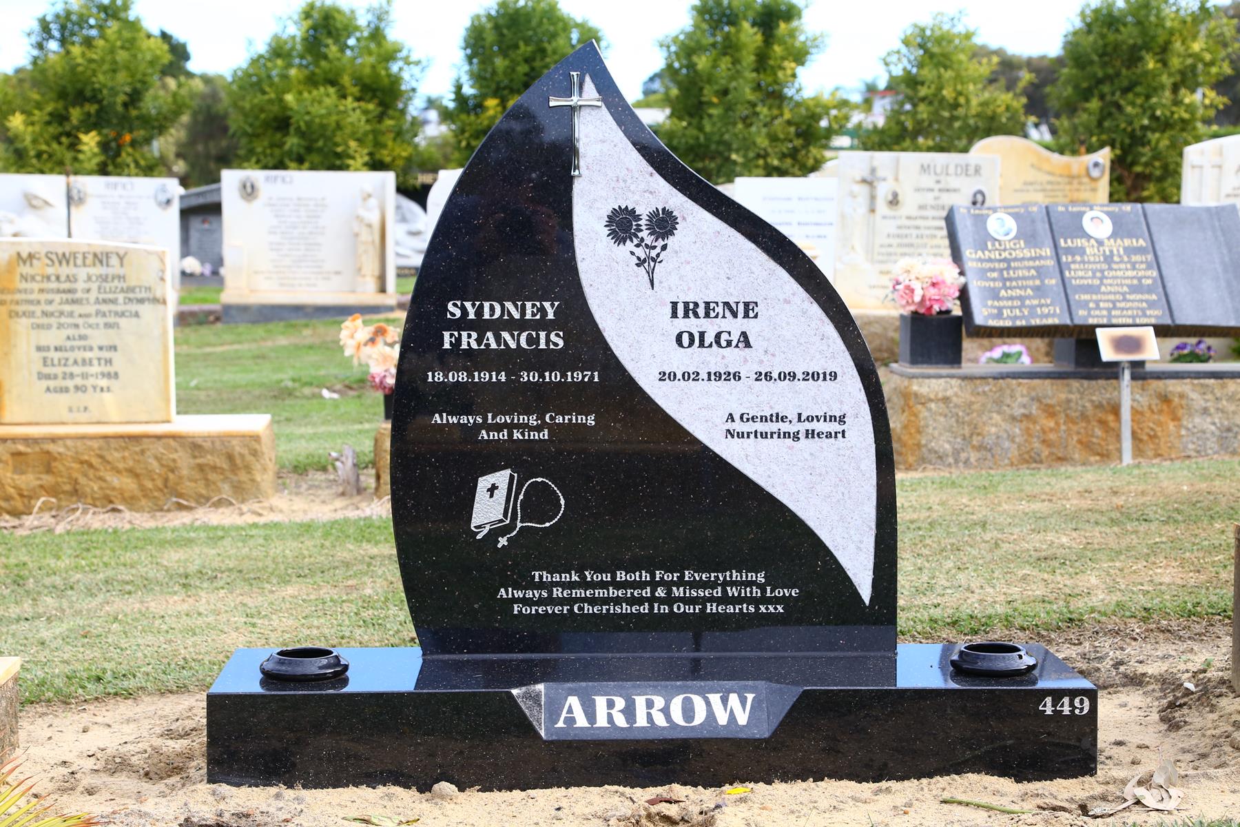 Headstones Gallery | Perth Memorials