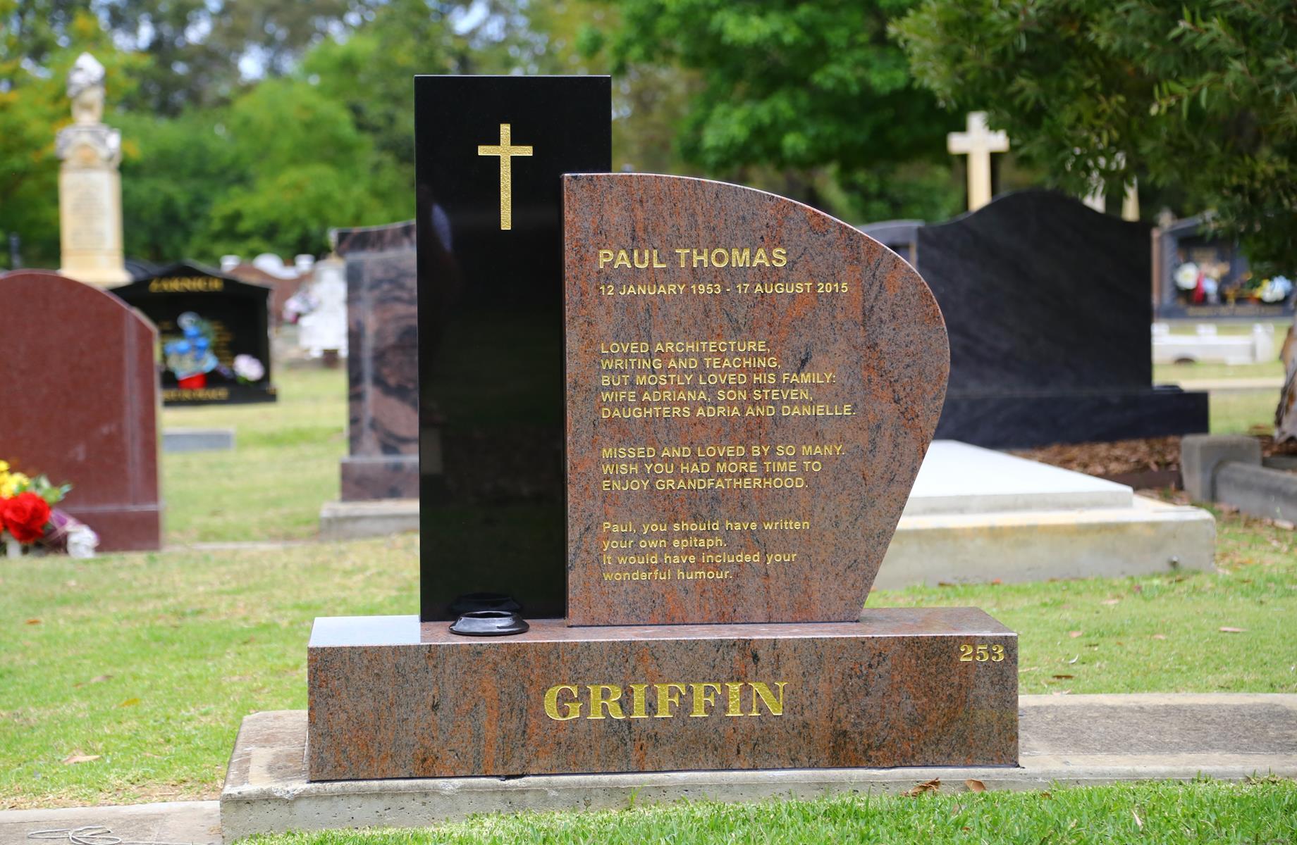 Headstones Gallery | Perth Memorials