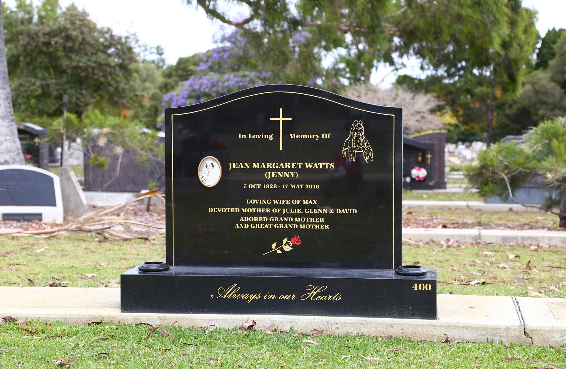 Headstones Gallery | Perth Memorials
