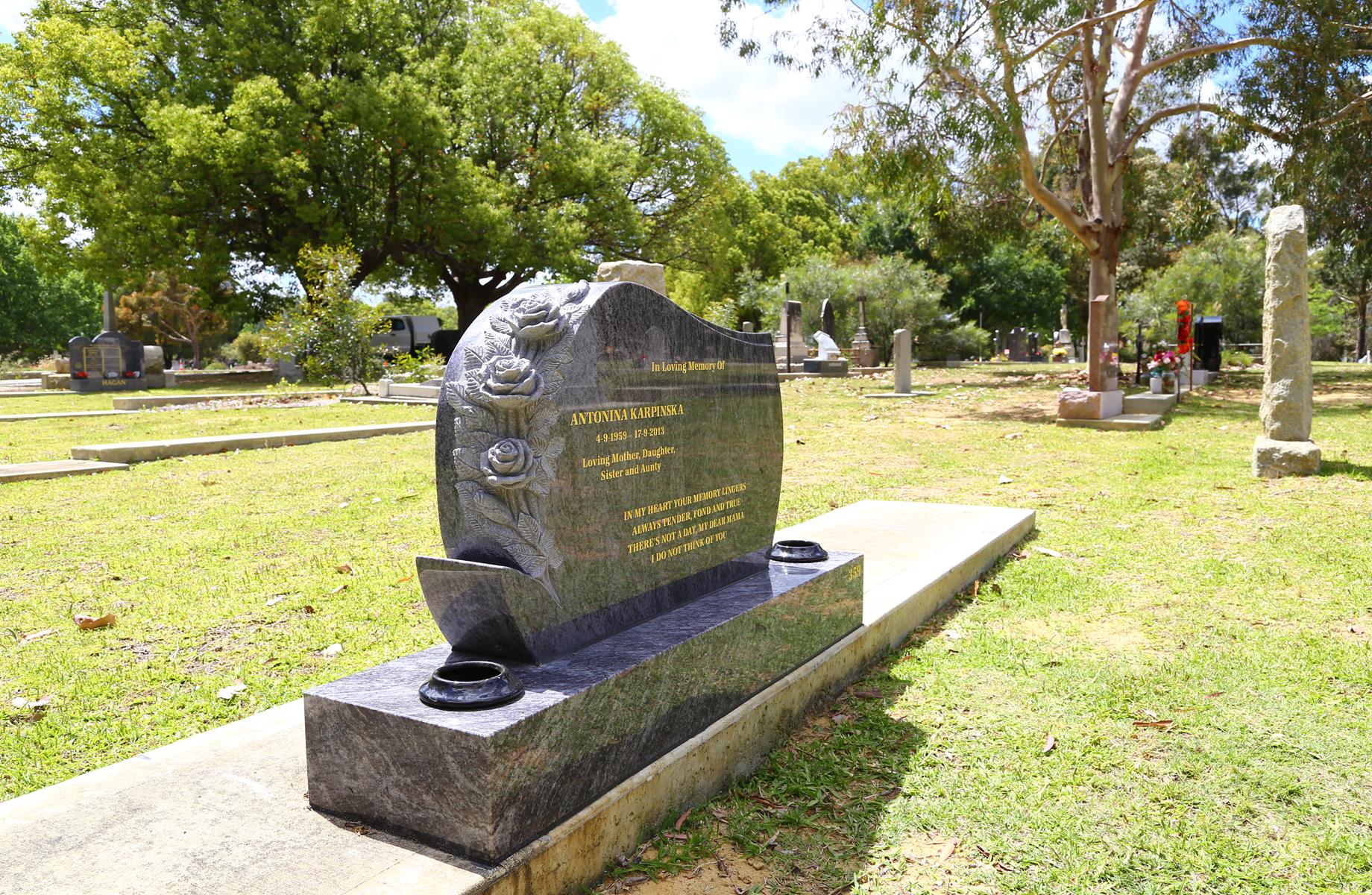 Headstones Gallery | Perth Memorials