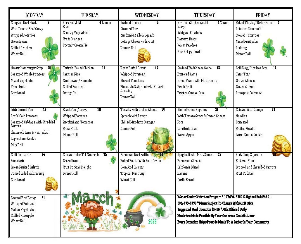 Meals on Wheels | Weber Human Services Aging